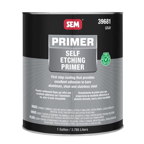 Sem Self Etching Primer Gray Color 1 Gallon 39681