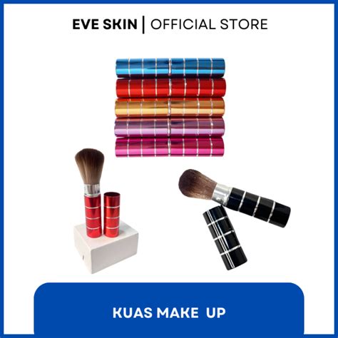 Brush Blush On Kuas Tabung Portable Kuas Make Up Lazada Indonesia