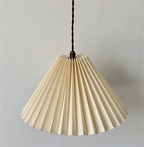 Hanging Shade Classic Style Pleated Pendant Hanging Shade Etsy