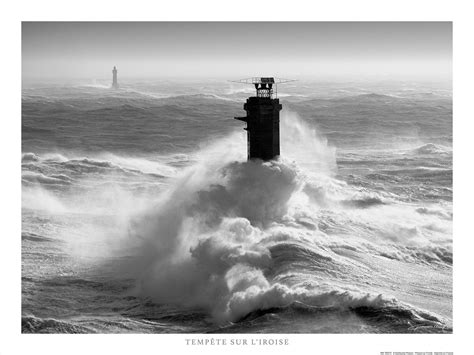 Poster Photo Le Phare De Nividic Guillaume Plisson Galerie