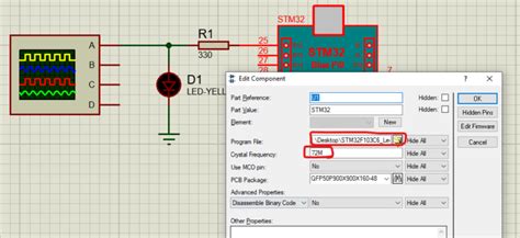 STM Proteus Simulation Library BluePill Stm F C