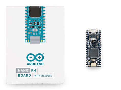 arduino nano r4 with headers ready to use compact dev board — arduino official store
