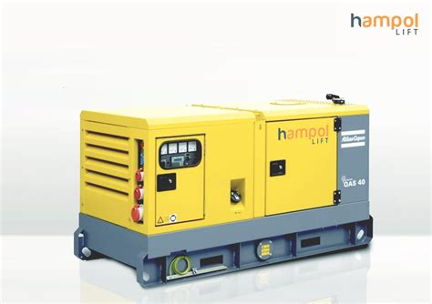 Agregat prądotwórczy Atlas Copco QAS Wynajem Podnośników Hampol Lift