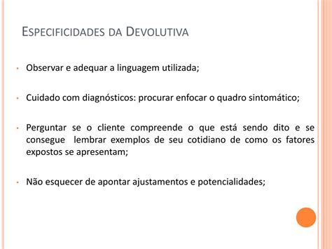 Ppt Entrevista Devolutiva Profª Ms Otília Loth Powerpoint