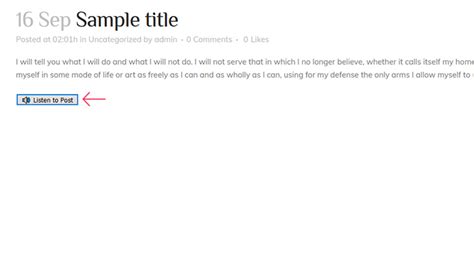 How To Add The Text To Speech Feature In Wordpress Qode Interactive