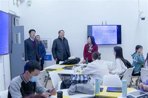 王稼琼余祖俊带队检查开学第一课 北京交通大学新闻网