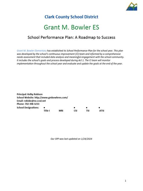 Bowler Grant Es Spp Es Roadmap Pdf Teachers Differentiated