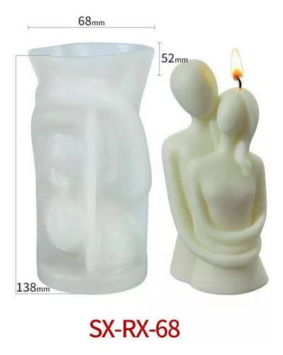 Família Perfume Vela Moldes Silicone Corpo Humano Vela 622b