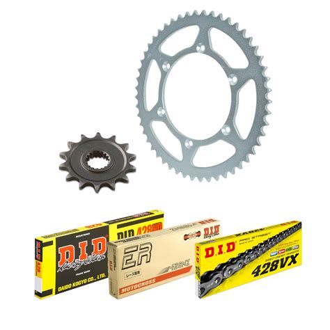 Kit Chaine 428 Acier DID HYOSUNG 125 GV Aquila 2000 06 Type De