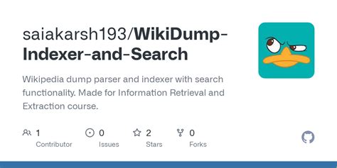 GitHub Saiakarsh193 WikiDump Indexer And Search Wikipedia Dump