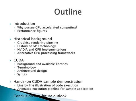 Ppt The Fundamentals Of Gpu Technology And Cuda Programming