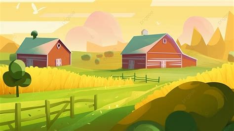 목가적 인가 배경 목가적인 배경 떨어지다 울타리 배경 일러스트 및 사진 무료 다운로드 Pngtree