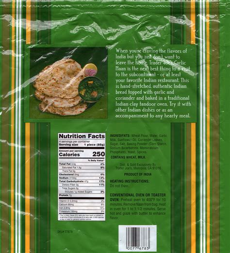 Trader Joes Garlic Naan Brings The Restaurant To Your Home Shop Smart
