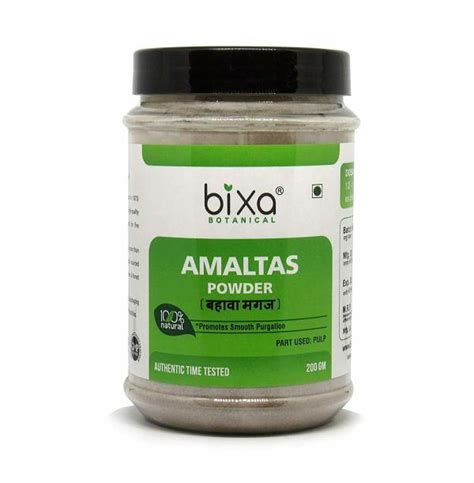 Bixa Botanical Amaltas Pulp Powder Cassia Fistula Promotes Smooth