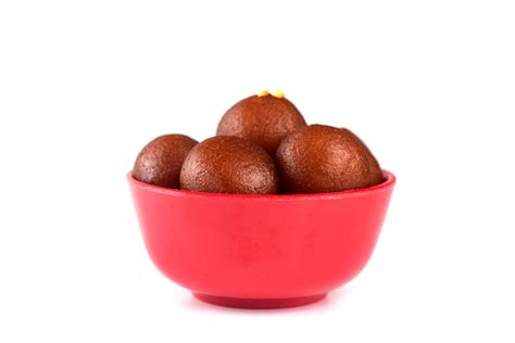 인도 디저트 굴랩 자문 흰색 배경에 고립 된 그릇에 달콤한 요리 0명에 대한 스톡 사진 및 기타 이미지 0명