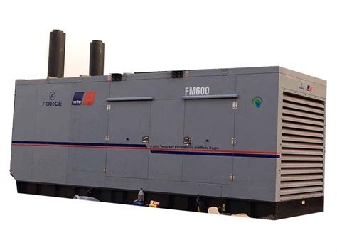 600 Kva Force Mtu Diesel Generator At ₹ 800000piece Diesel Engine