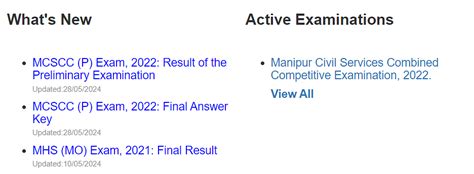 Manipur Psc Prelims Result 2022 Out Download Pdf