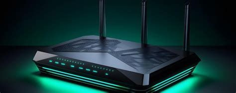 Premium Photo Innovative Modern Highspeed Technological Internet Router For Home Or Office