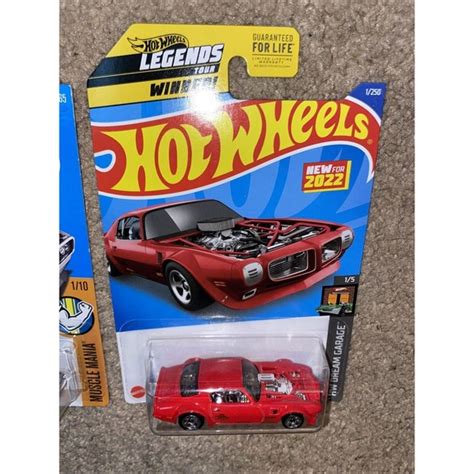 Toys Hot Wheels Custom 67 Pontiac Firebird Chrome Zamac Lot 7 Red
