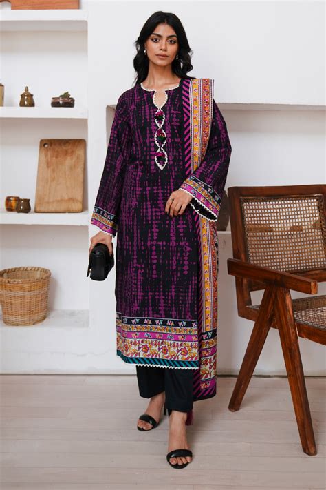 Cambric Printed Shirt Dupatta 2 Piece Women Unstitched