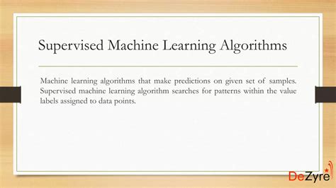 Machine Learning Algorithms Pptx