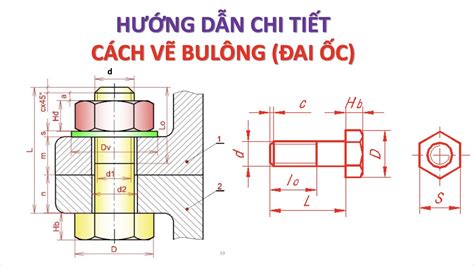 Bản Vẽ Cad Bu Lông Tuyệt đẹp Cho Các Dự án Cơ Khí Tìm Hiểu Ngay