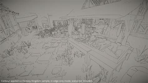 Contour Edge Detection Outline Post Effect Urp Render Graph