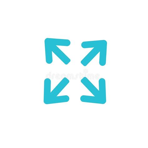 Rectangle And Arrow Signals Vector Icon In 6 Different Modern Styles