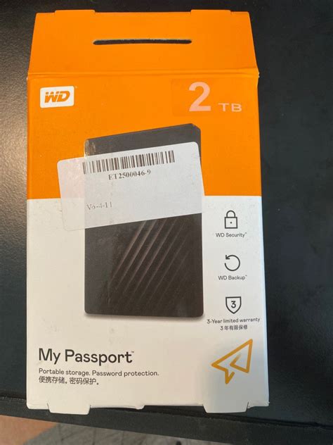Wd My Passport Hdd 2tb Computers And Tech Parts And Accessories Hard Disks And Thumbdrives On Carousell