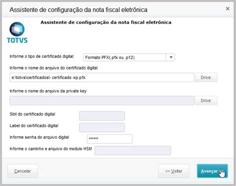 wizard configuracao mde no protheus certificado user function