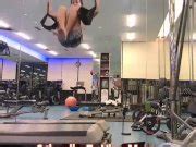 Shenzhen Chinese Movie Actor Workout In The Gym Half Naked