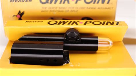 Vintage Gun Scopes — Weaver Qwik Point S 1 New In Box