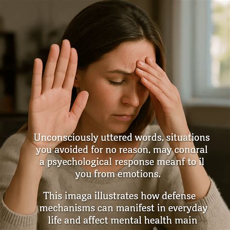 일상에서 무의식적으로 나타나는 심리적 방어기제와 정신건강의 연결성 정신건강과 삶의 균형