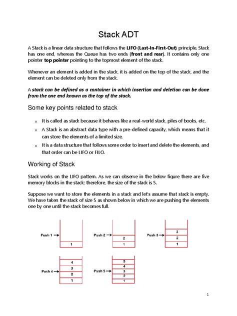 Lecture 5 Stack Adt Notes For Data Structures And Algorithmns