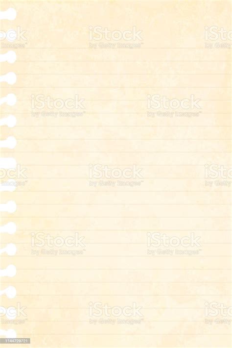 나선형 메모장에서 줄무늬 찢어진 된 페이지의 세로 벡터 일러스트 레이 션 메모장에 대한 스톡 벡터 아트 및 기타 이미지