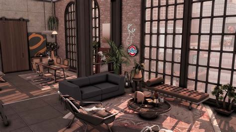 Industrial Apartment 930 Medina Studios Apartment Renovationthe Sims