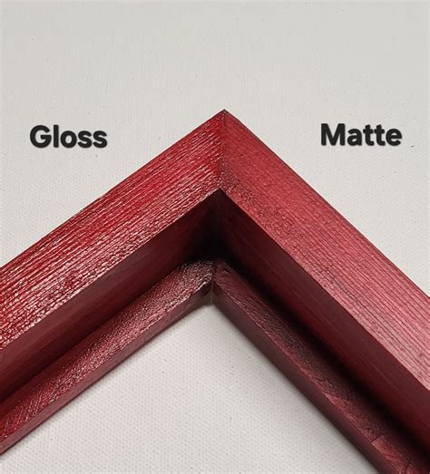 Gloss Red Thick Border Canvas Floating Frame Made To Order Canvas