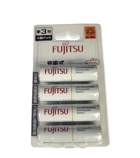(01 viên) Pin sạc FUJITSU AA màu trắng - min 1900 mAh (Phiên bản nội ...