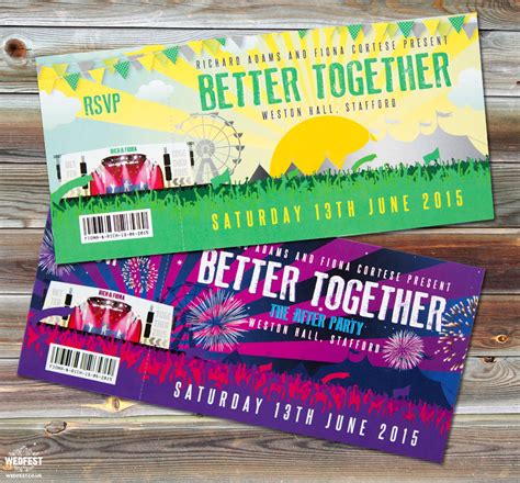 Better Together Festival Wedding Stationery Wedfest