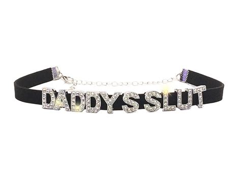 Daddys Slut Fuck Toy Sexy Gargantilla Collar Para Propiedad Etsy