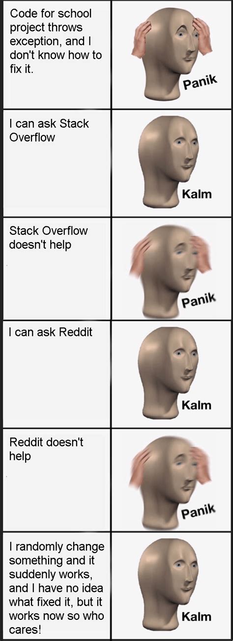 Randomexceptioninprogramfixedrandomlyjusthappendedthoughtitwouldfithere Rprogrammerhumor