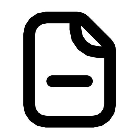 File Text Minus Vector Svg Icon Svg Repo