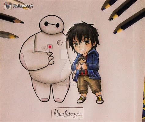 Hiro And Baymax Big Hero 6 ~ Chibi By Alexiarodrigues On Deviantart