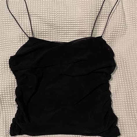Glassons Mesh Black Singlet 🖤🌙 Perfect Going Out Depop