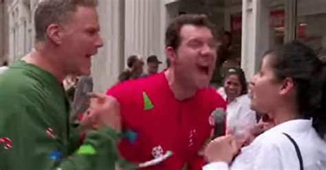 Elf Star Will Ferrell Goes On A Christmas Rampage As He Yells At People