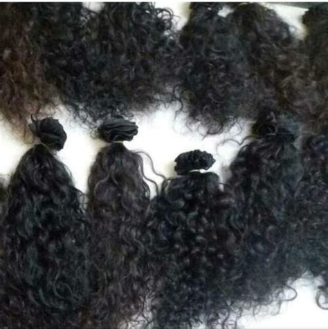 100 Unprocessed Natural Temple Curly Hair Dimensionlwh 22 X 215