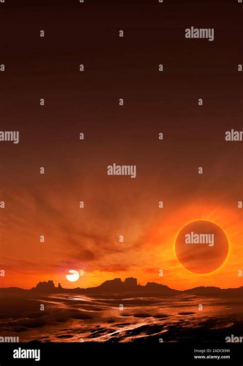 Kepler 16 Is A Binary Star System With An M Type Dwarf Star And A K