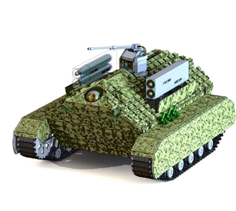 Unmanned Autonomous Land Vehicle 3d Model