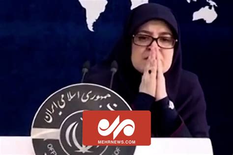 اشک‌های سخنگوی دولت در نشست خبری هنگام پخش سرودی از ایران خبرگزاری