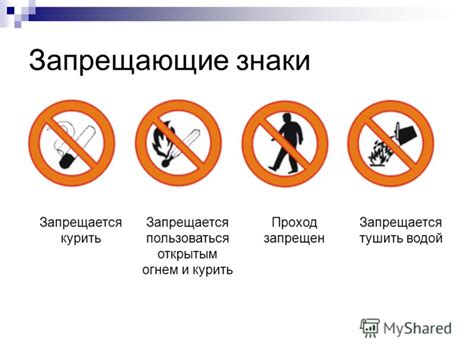 Презентация на тему Знаки безопасности Запрещающие знаки Запрещается